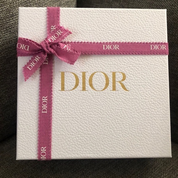 Dior | Other | Dior Miss Dior White Empty Square Gift Box Pink Ribbon ...